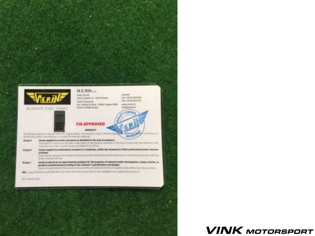 60L Safety fuel cell for BMW E30 – Vink Motorsport