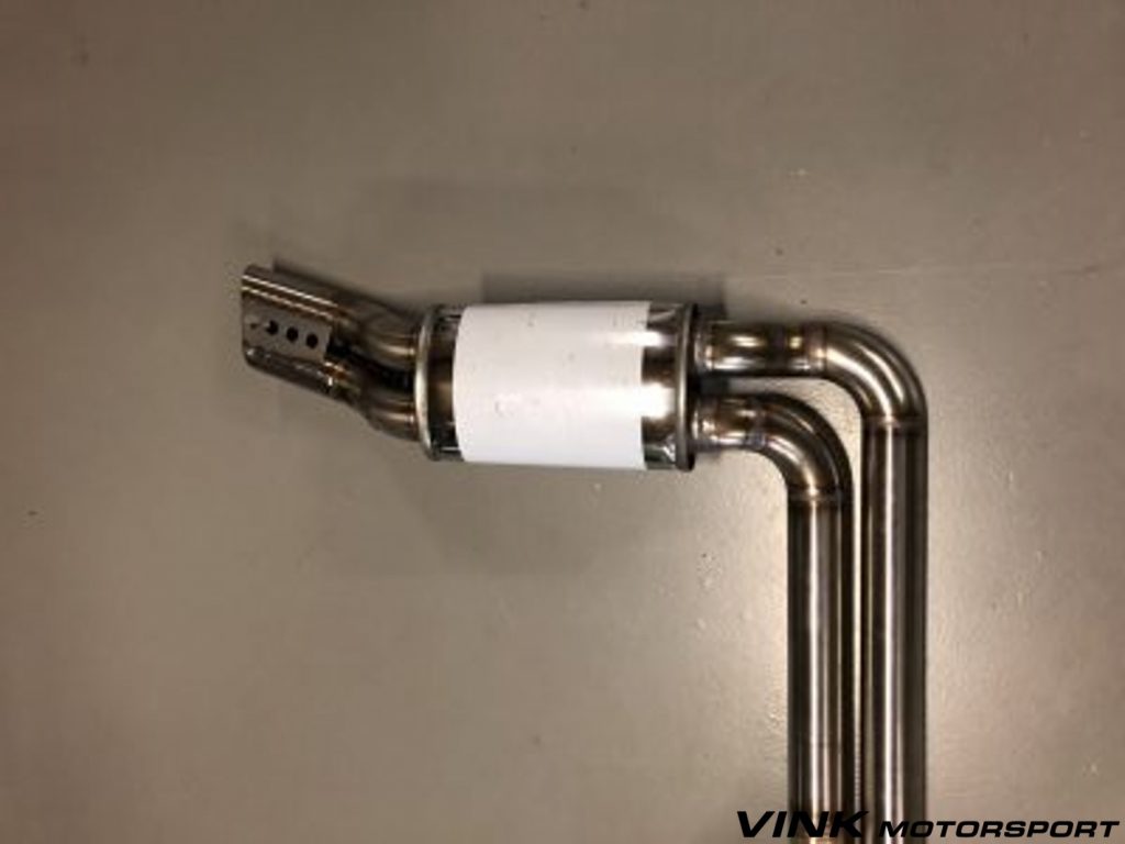 Stainless steel sidepipe – Vink Motorsport