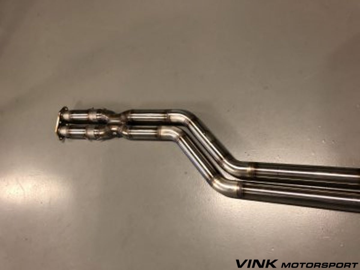 Stainless steel sidepipe – Vink Motorsport