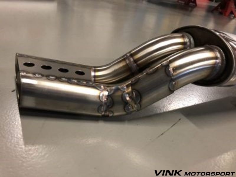 Stainless steel sidepipe – Vink Motorsport