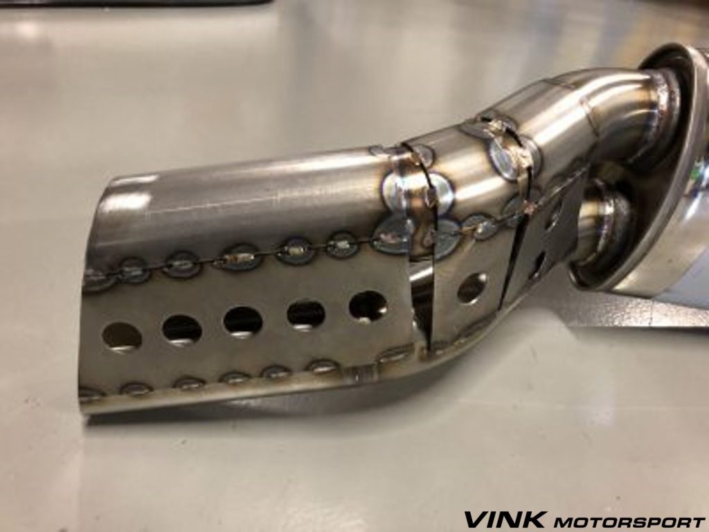 Stainless steel sidepipe – Vink Motorsport