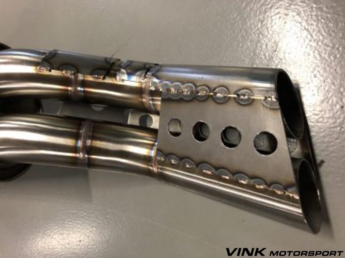 Stainless steel sidepipe – Vink Motorsport